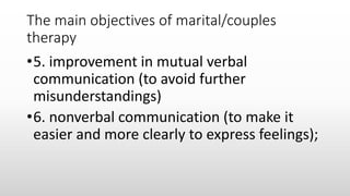 Lecture 2 Couple assessment: common problems experienced by couple | PPTX