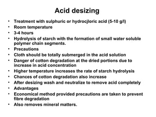 Lecture 2 composition of cotton, desizing | PPT