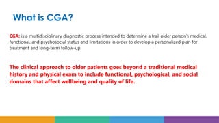 lecture 2_Comprehensive geriatric assessment and multidisciplinary team ...