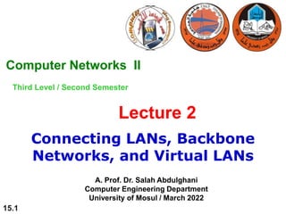 Lecture 2 Connecting LANs, Backbone Networks, and Virtual LANs.ppt