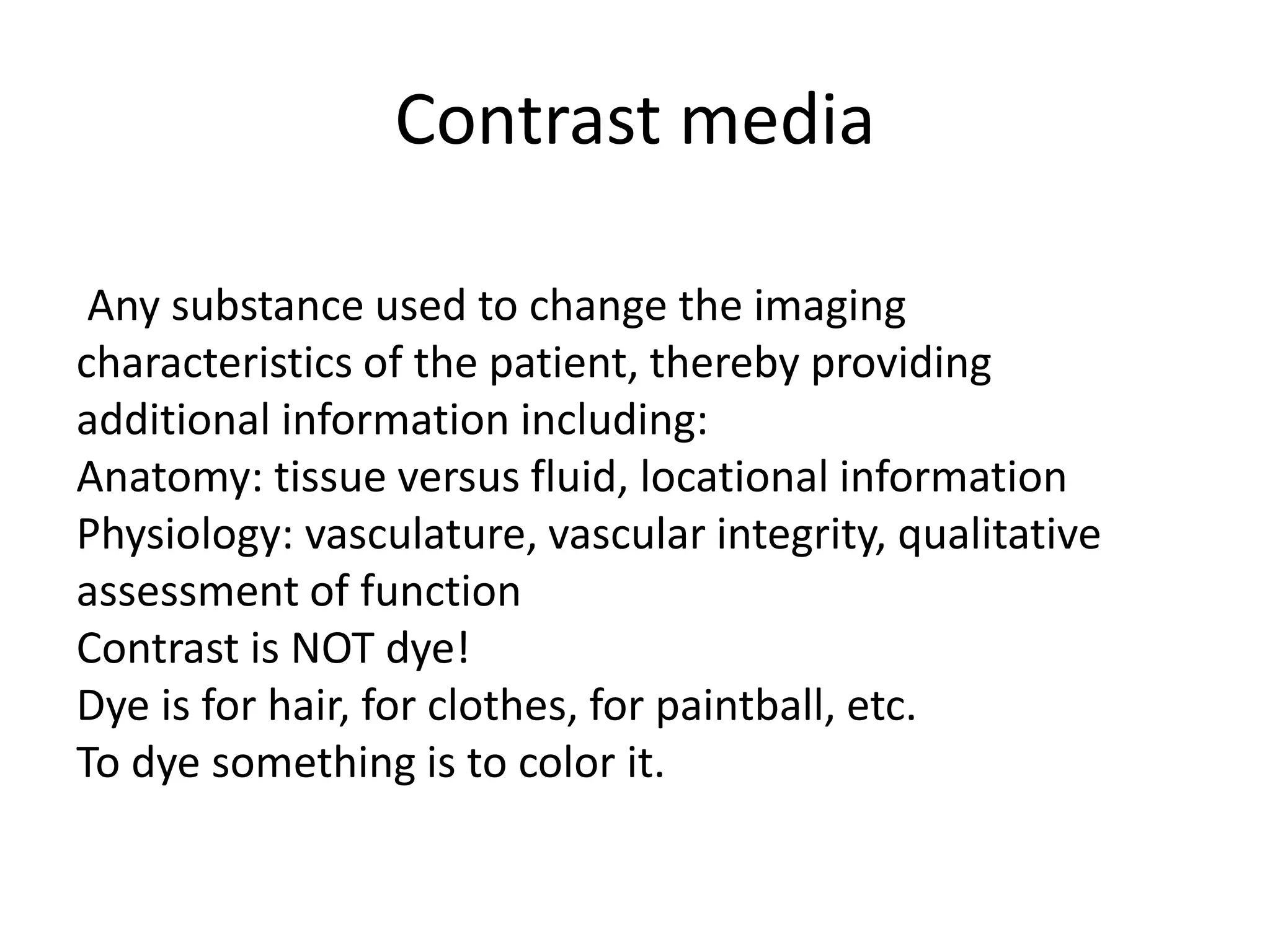 Lecture 2 contrast material | PPT