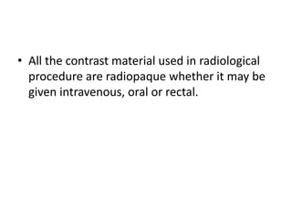 Lecture 2 contrast material | PPTX | Chemistry | Science