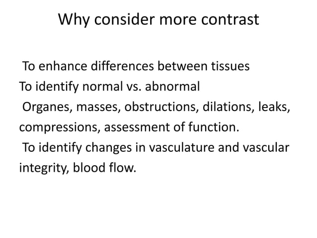 Lecture 2 contrast material | PPTX | Chemistry | Science