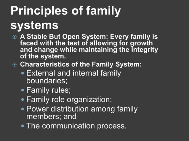 Lecture 2 core concepts in systemic therapy | PPTX | Family and ...