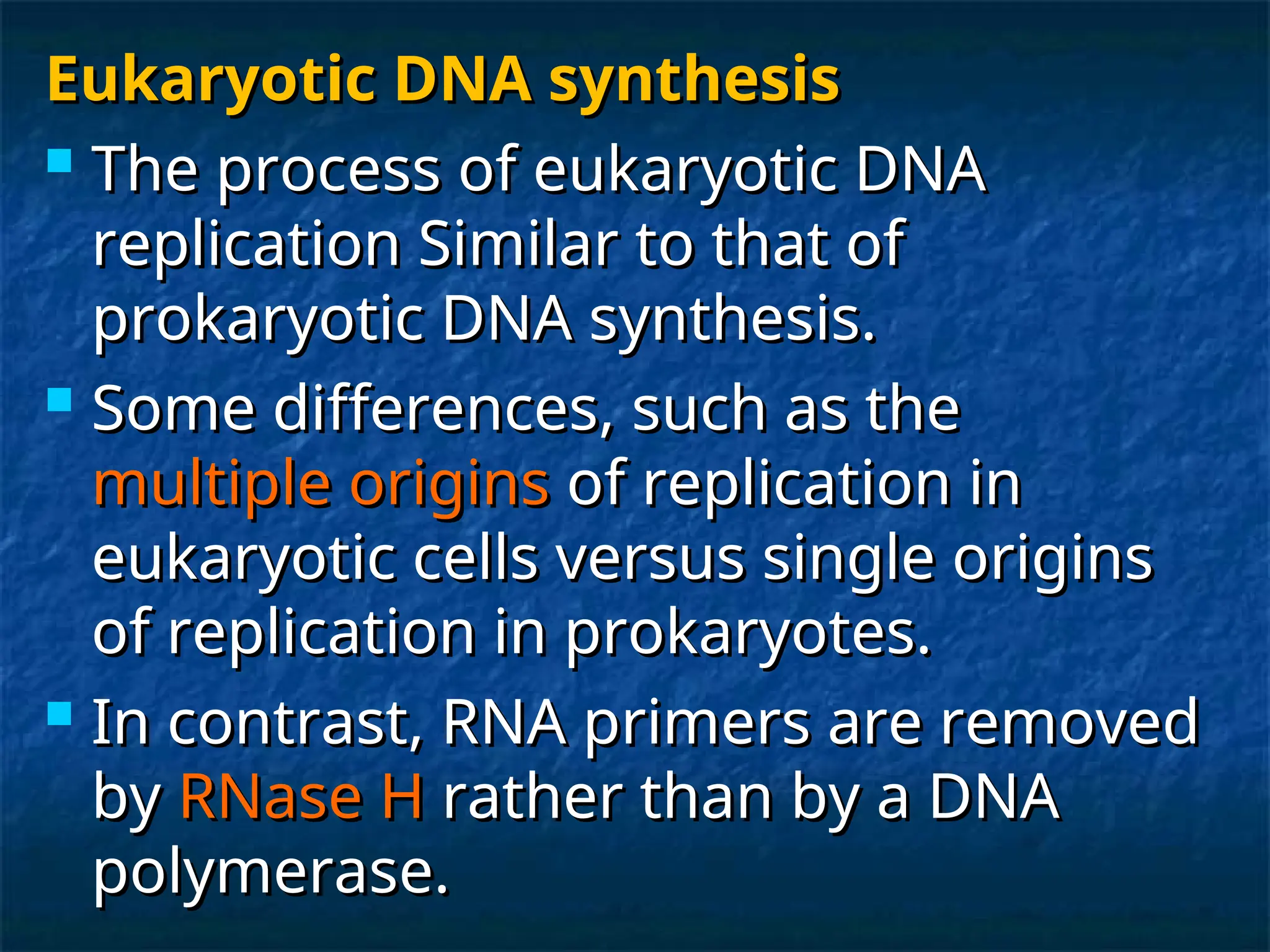 Lecture 2 Dna Replication Process And Eventsppt