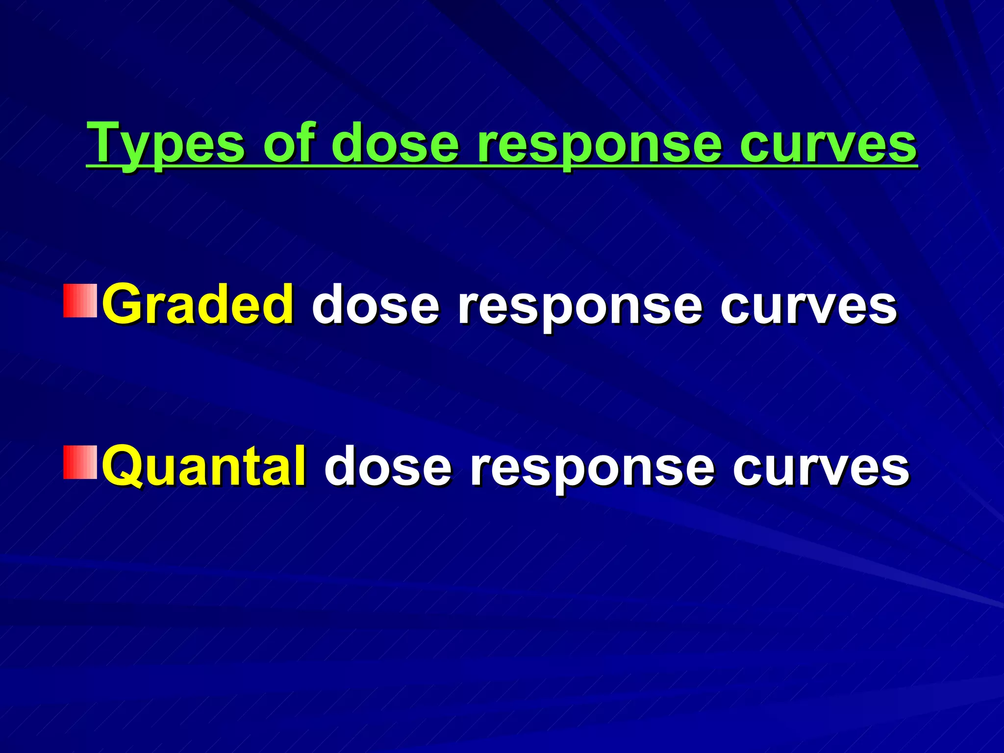 Lecture 2 Dose Response Relationship 1 | PPT
