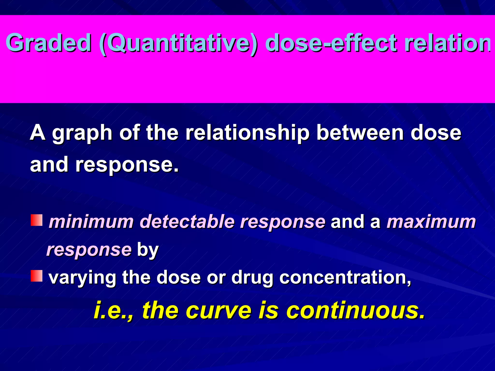 Lecture 2 Dose Response Relationship 1 | PPT