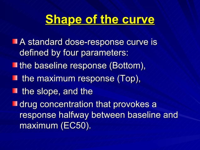 Lecture 2 Dose Response Relationship 1 Lecture 2 Dose Response Relationship 1
