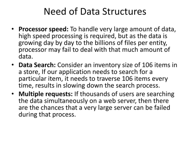 Lecture 2 Data Structure Introduction | PPT Lecture 2 Data Structure Introduction | PPT