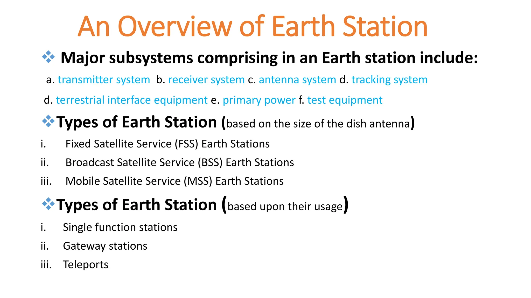 Lecture 2 Earth Station Design and Fabrication considerations.pptx