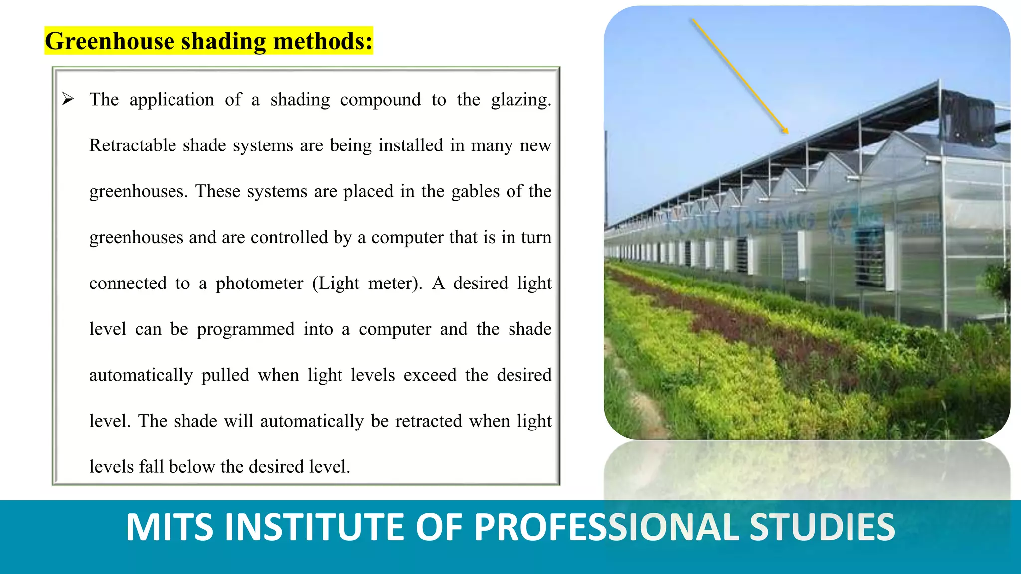 Environmental Control IN GREEN HOUSE | PPTX