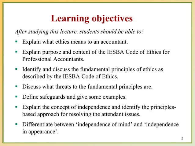 Lecture 2 Ethics Basic Auditing following framework.pptx
