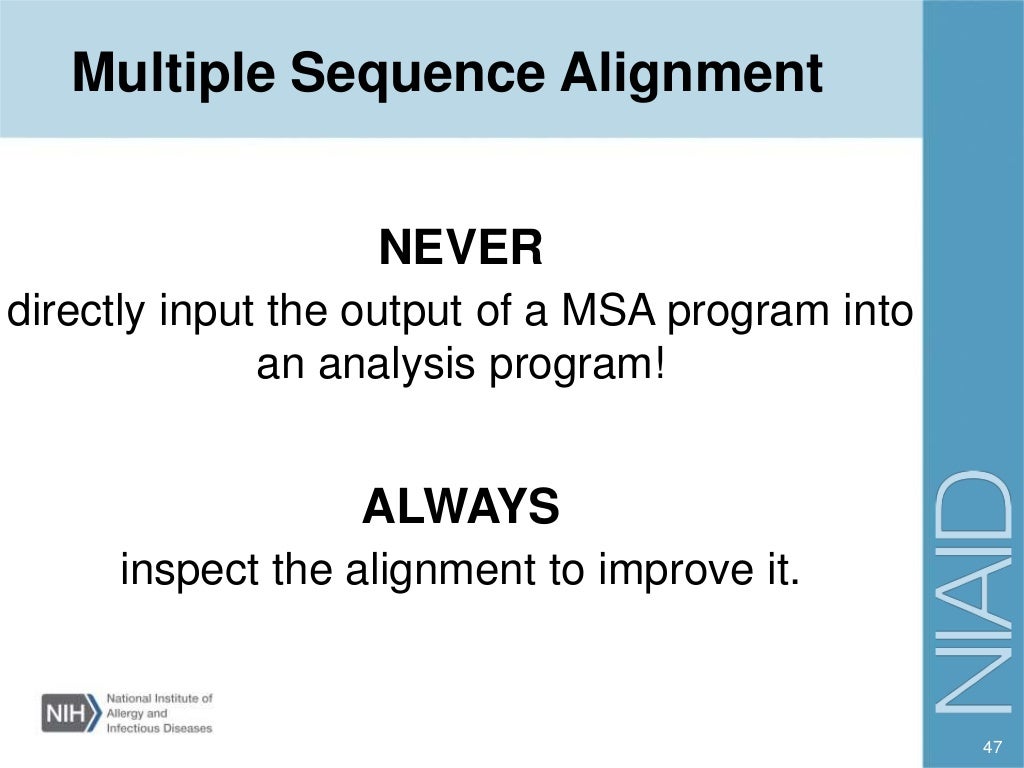 Blast And Sequence Alignment 