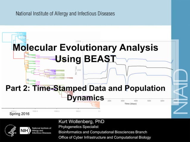 BEAST: Time-stamped data and population dynamics | PPTX | Genetics | Science
