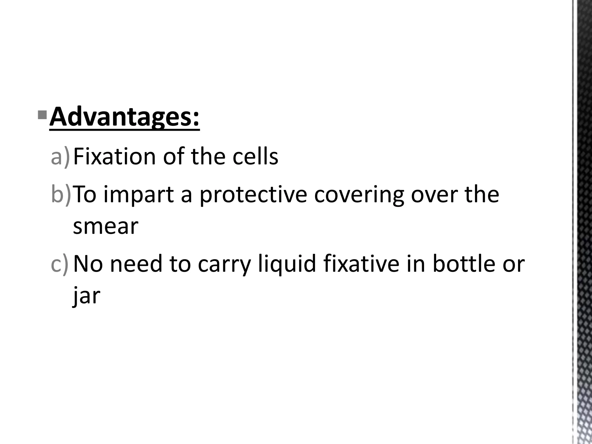Principles, Methods and Types of Fixatives | PPTX