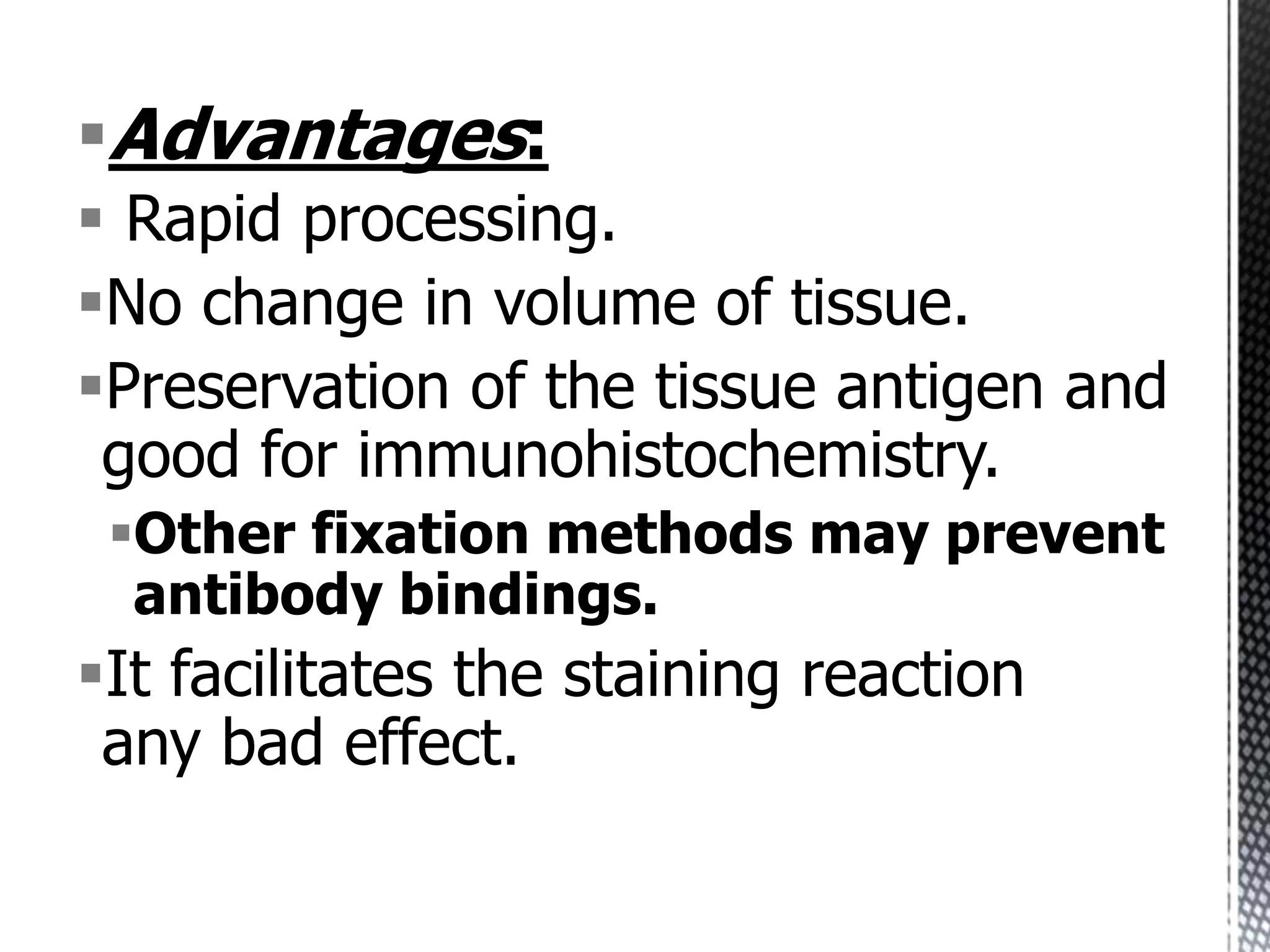 Principles, Methods and Types of Fixatives | PPTX