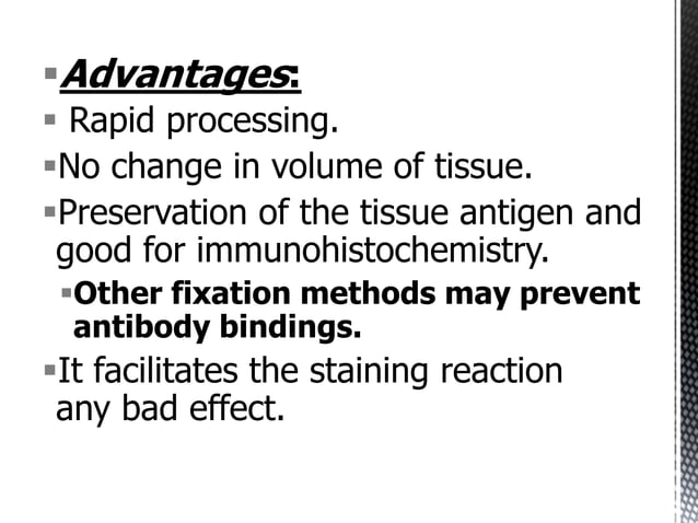 Principles, Methods and Types of Fixatives | PPTX | Biological Sciences ...