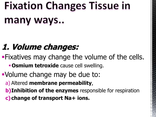 Principles, Methods and Types of Fixatives | PPTX | Biological Sciences ...