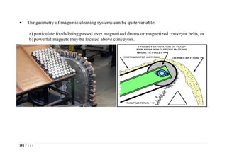 Lecture 2 food engineering operations fe503 cleaning handout 12-10-13 | PPT