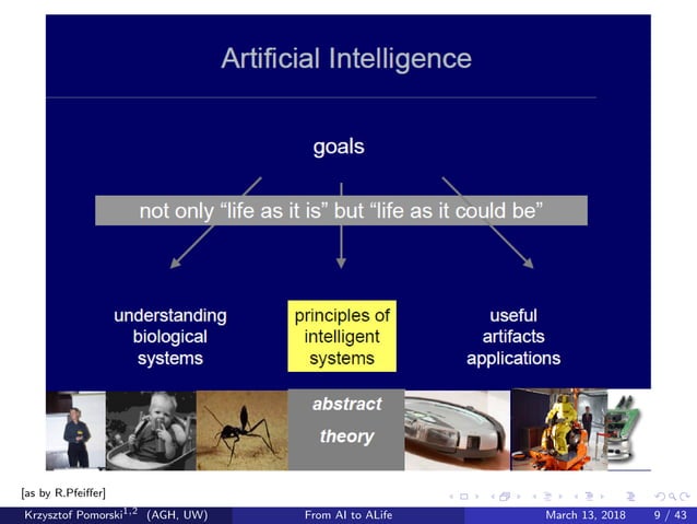 From embodied Artificial Intelligence to Artificial Life | PDF ...