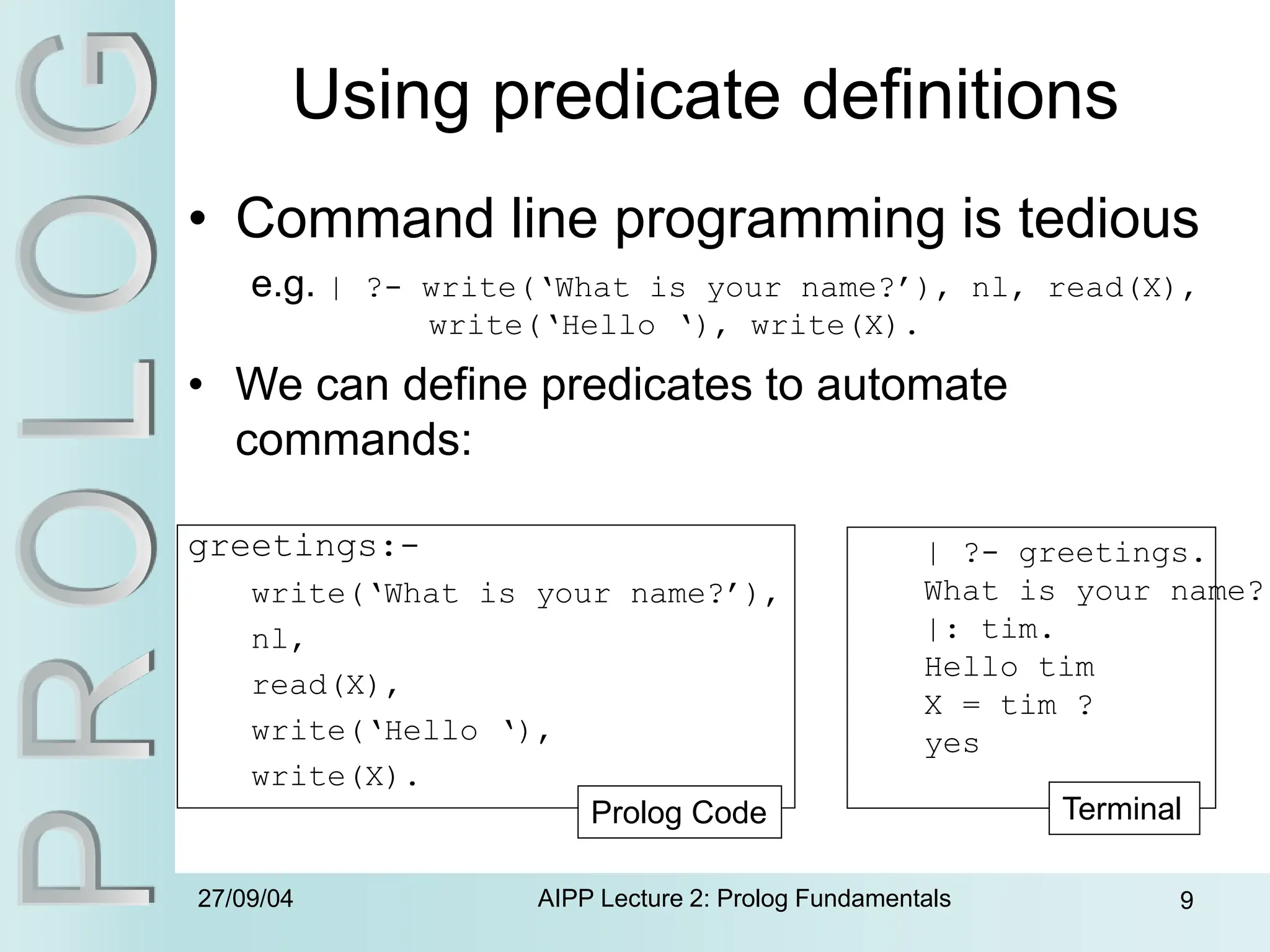 Prolog fundamentals for beeginers in windows.ppt