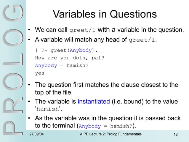 Prolog fundamentals for beeginers in windows.ppt