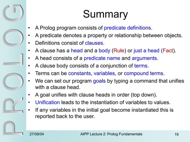 Prolog fundamentals for beeginers in windows.ppt