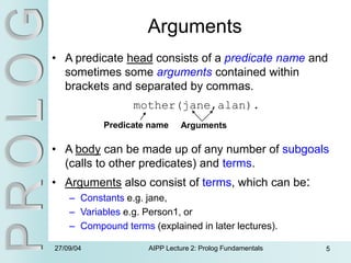 Prolog fundamentals for beeginers in windows.ppt