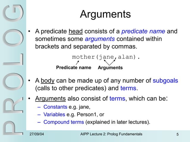 Prolog fundamentals for beeginers in windows.ppt