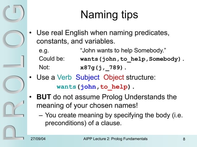 Prolog fundamentals for beeginers in windows.ppt