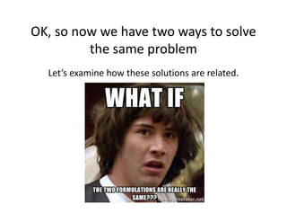 Linear Programming Funny