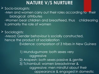 lecture 2 GENDER AND SOCIALISATION & GENDER INEQUALITY.ppt