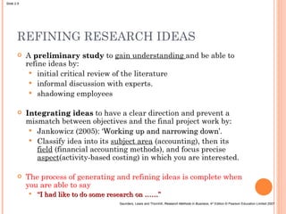 Lecture 2 generating the research idea | PPT
