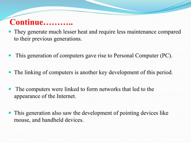 Lecture 2 generations | PPT