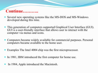 Lecture 2 generations | PPT