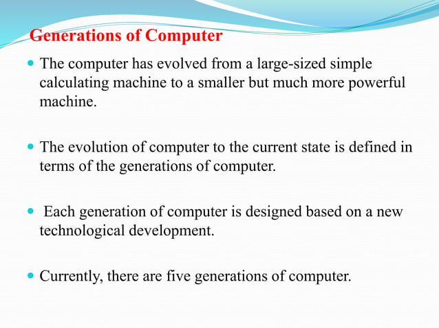Lecture 2 generations | PPT