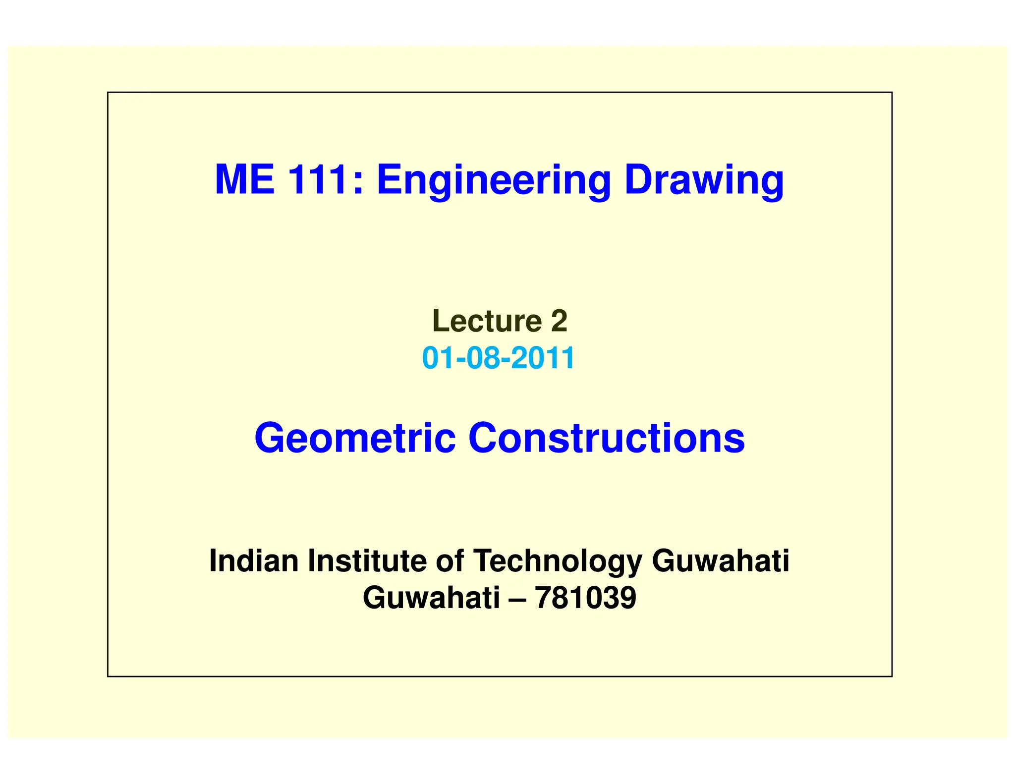 Geometrical drawing engineering drawings | PDF