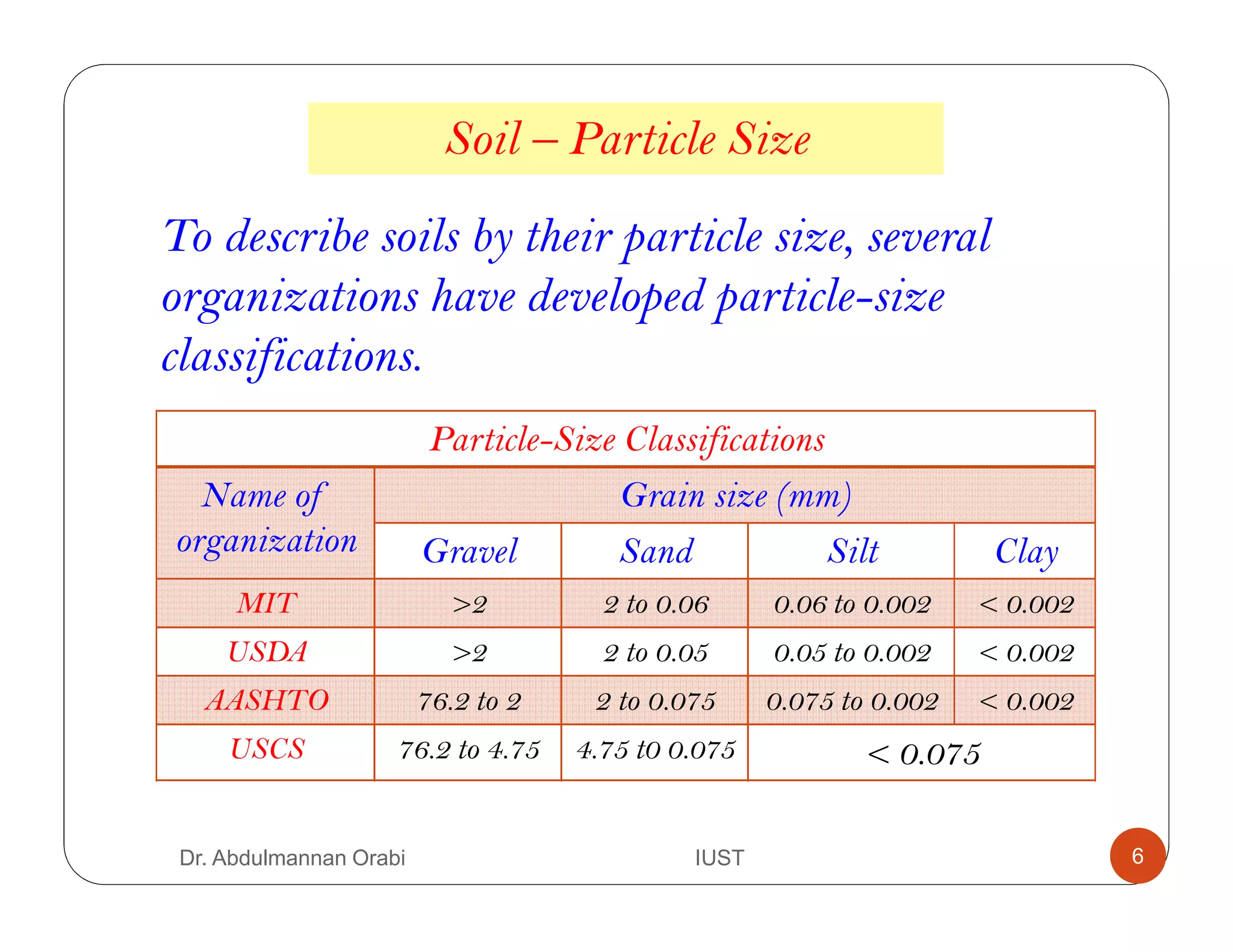 Lecture 2 grain size distribution | PDF