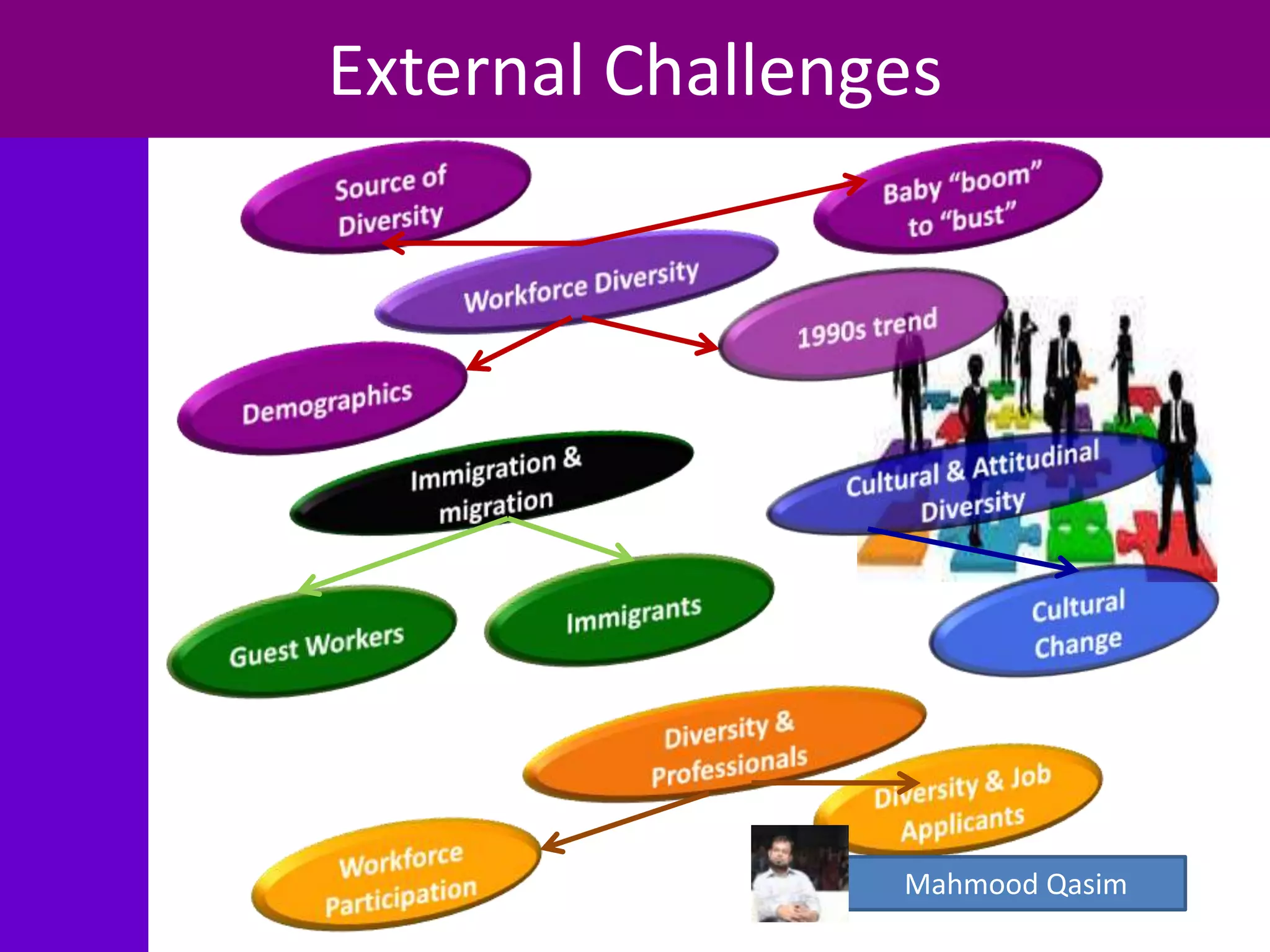Human Resource Environmental Challenges by Mahmood Qasim | PPTX