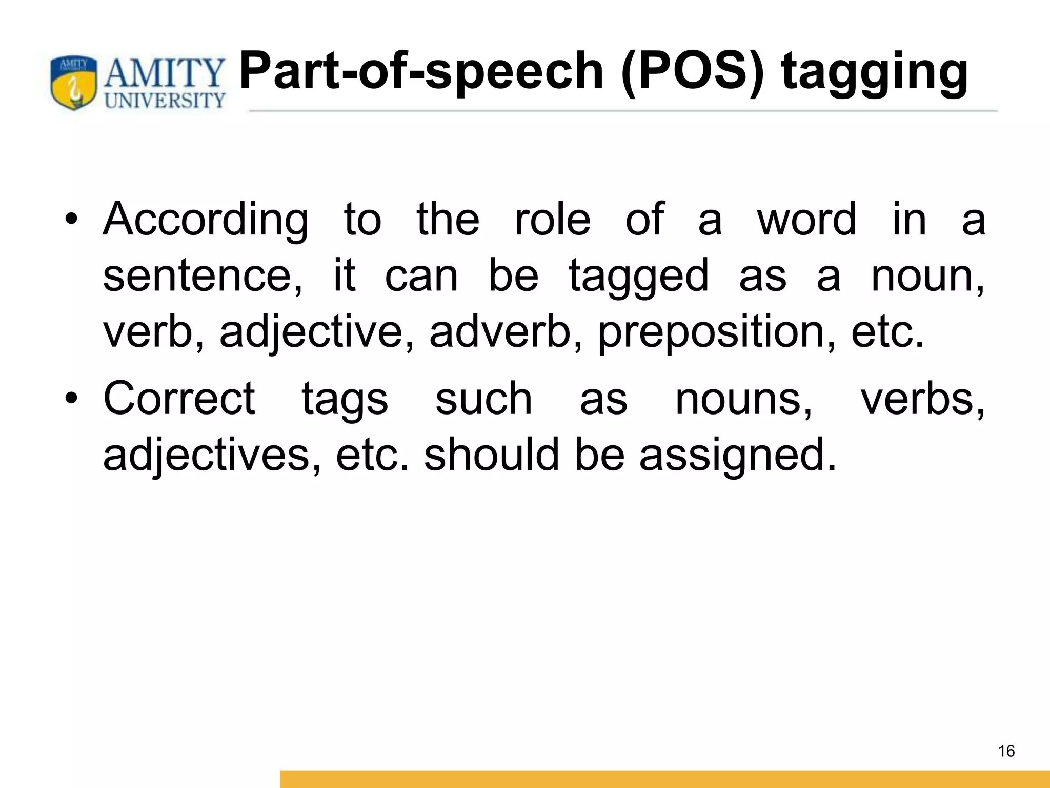 Lecture 2 Hierarchy Of Nlp And Tf Idf Pptx