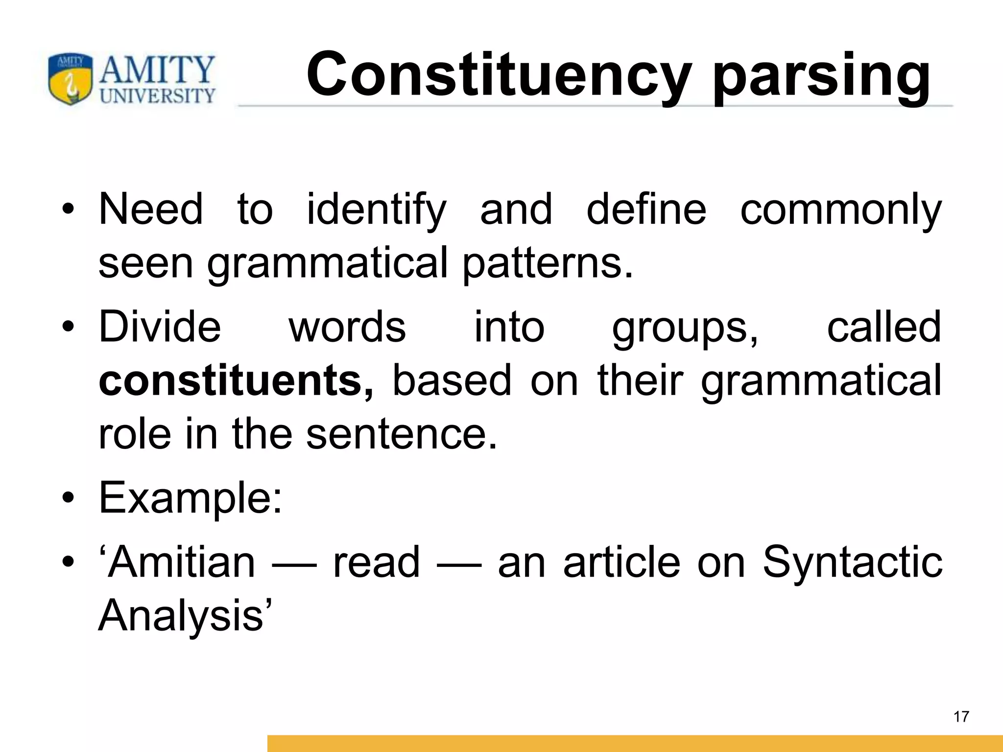 Lecture 2 Hierarchy Of Nlp And Tf Idf Pptx