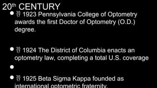 lecture 2 history of optometry.ppt guide | PPT