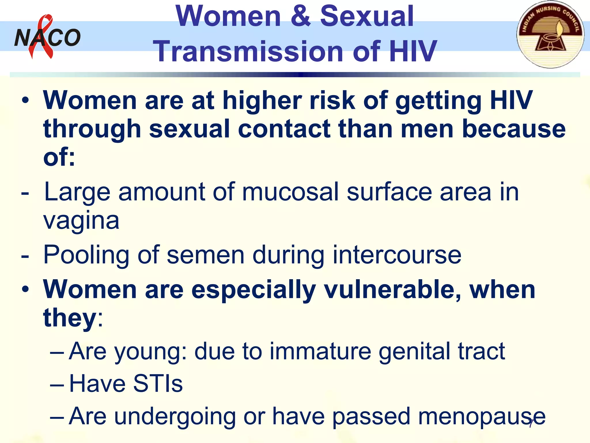 HIV TRANSMISSION | PPT