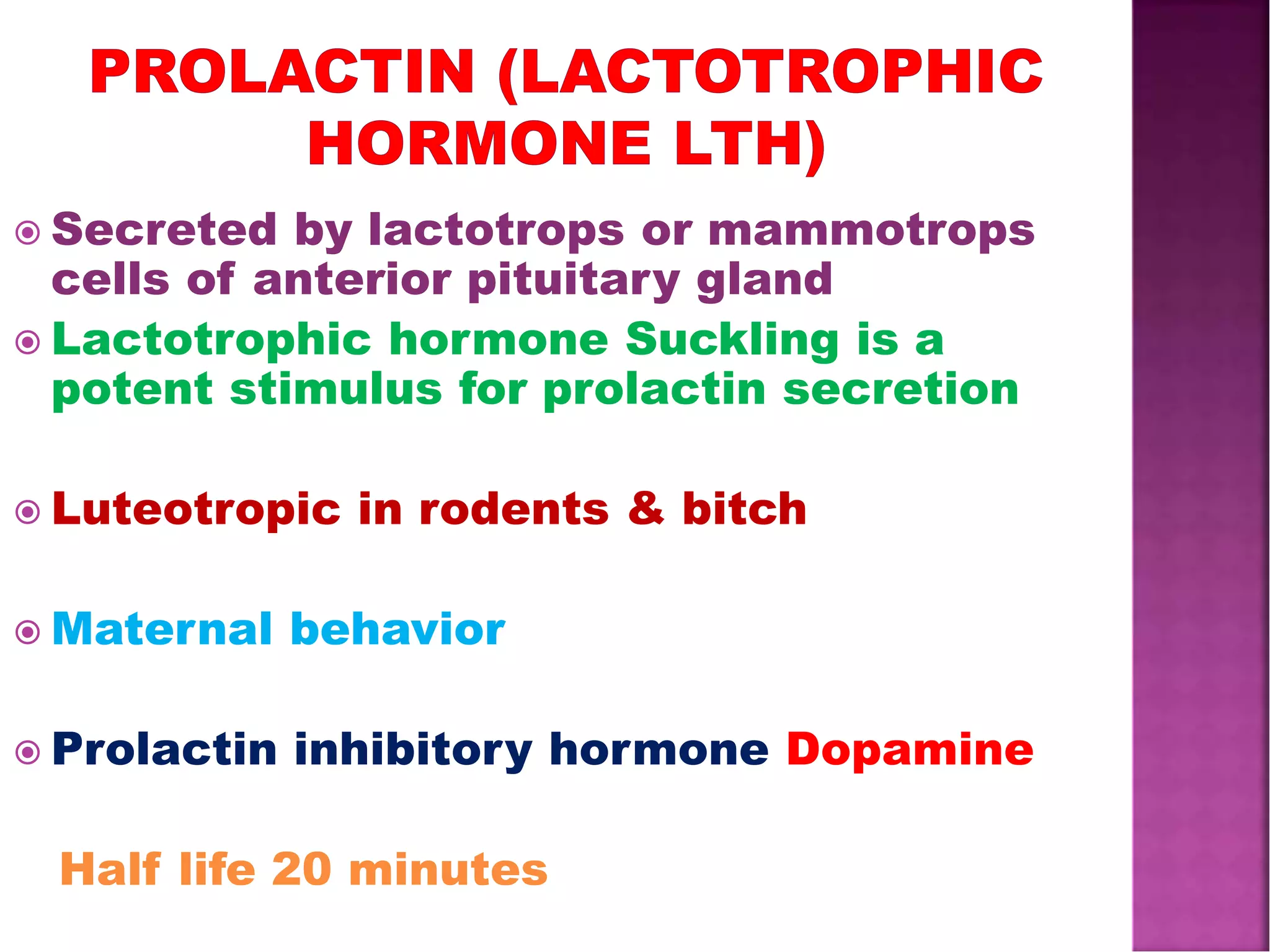 Lecture 2 hormones of reproduction in domestic animals | PDF