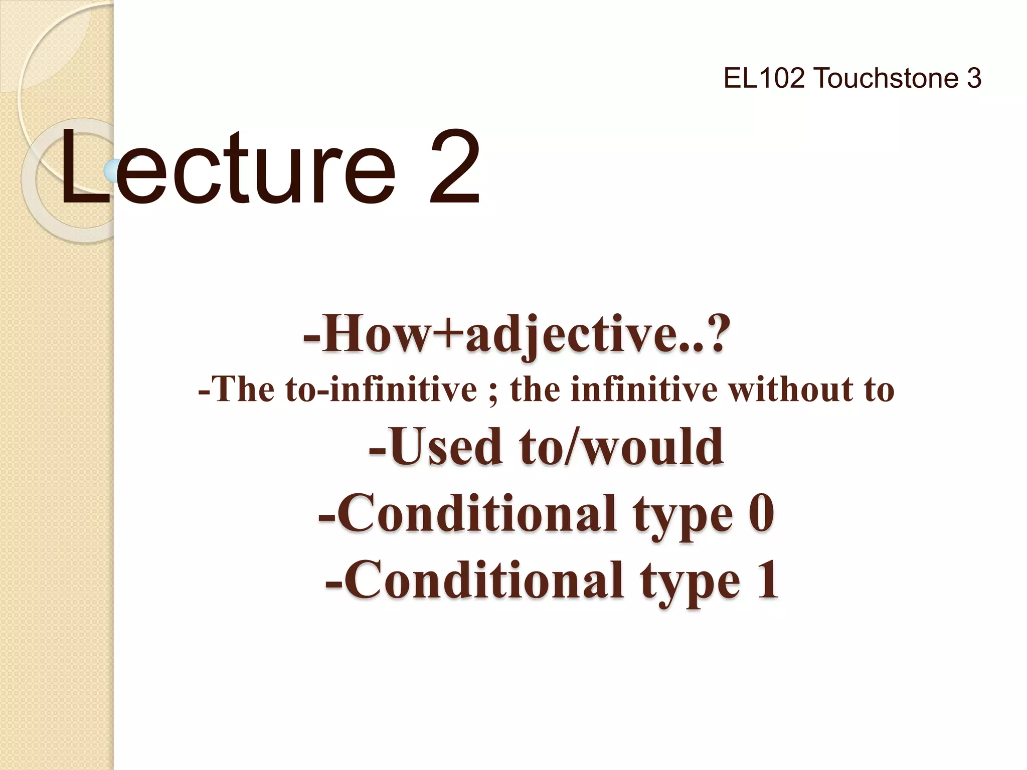 Lecture2 how+adjective | PPTX