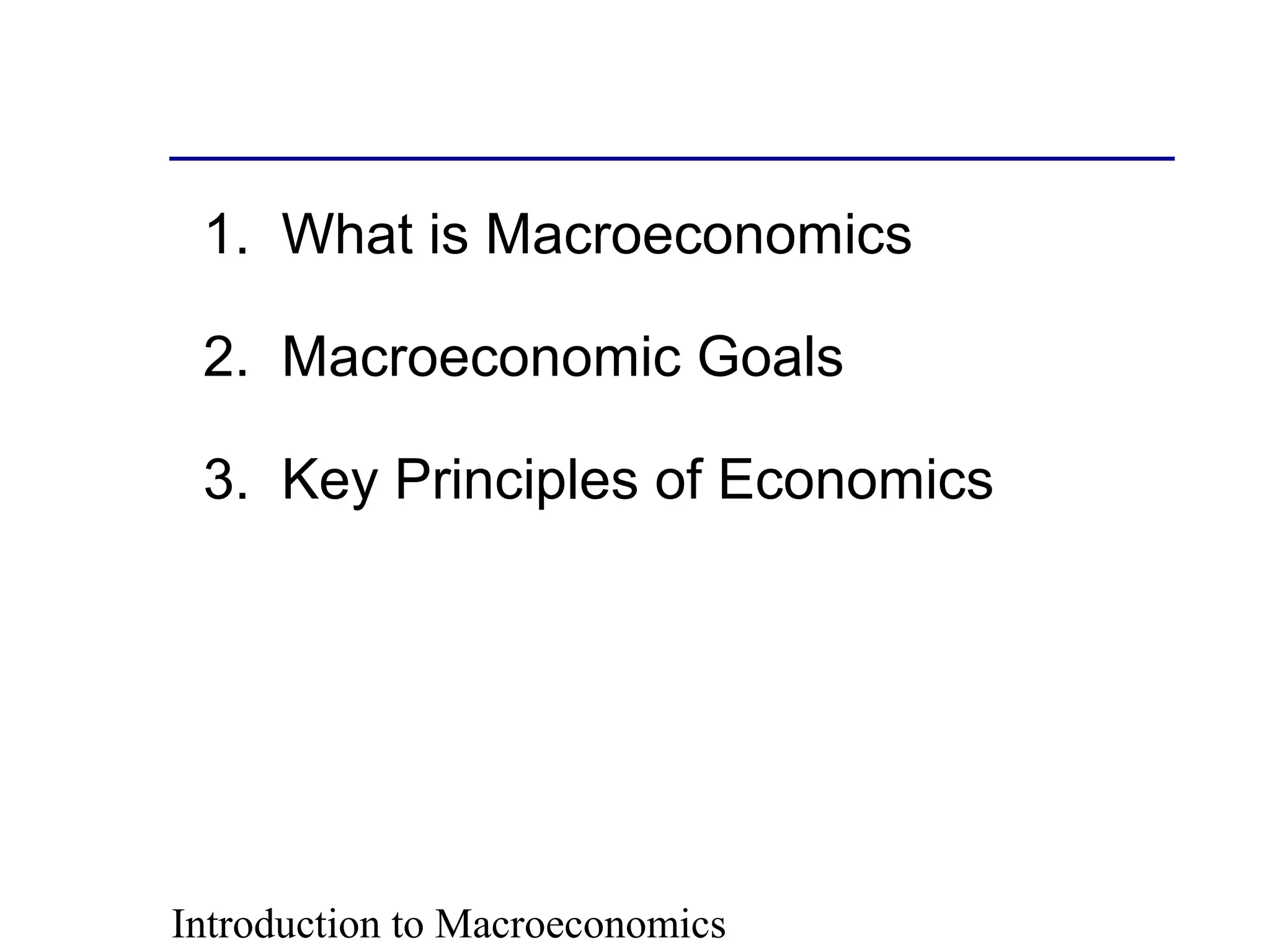 Lecture # 2 @ ibt macroeconomics goals) | PPT