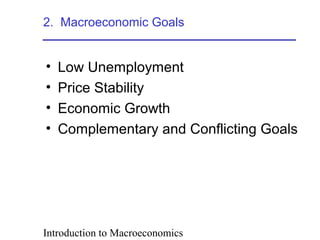 Lecture # 2 @ ibt macroeconomics goals) | PPT