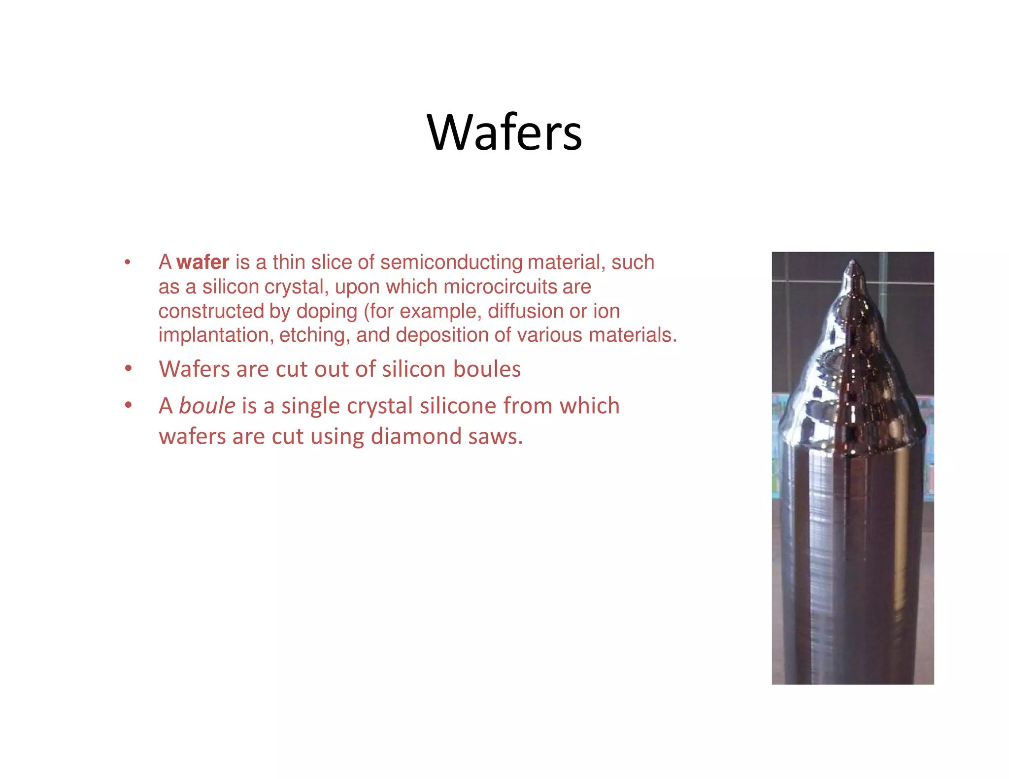 Lecture 2 ic fabrication processing & wafer preparation | PDF