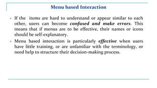 Human computer interaction chapter 2 interaction Styles.pptx