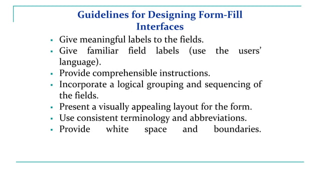 Human computer interaction chapter 2 interaction Styles.pptx | Operating Systems | Computer ...